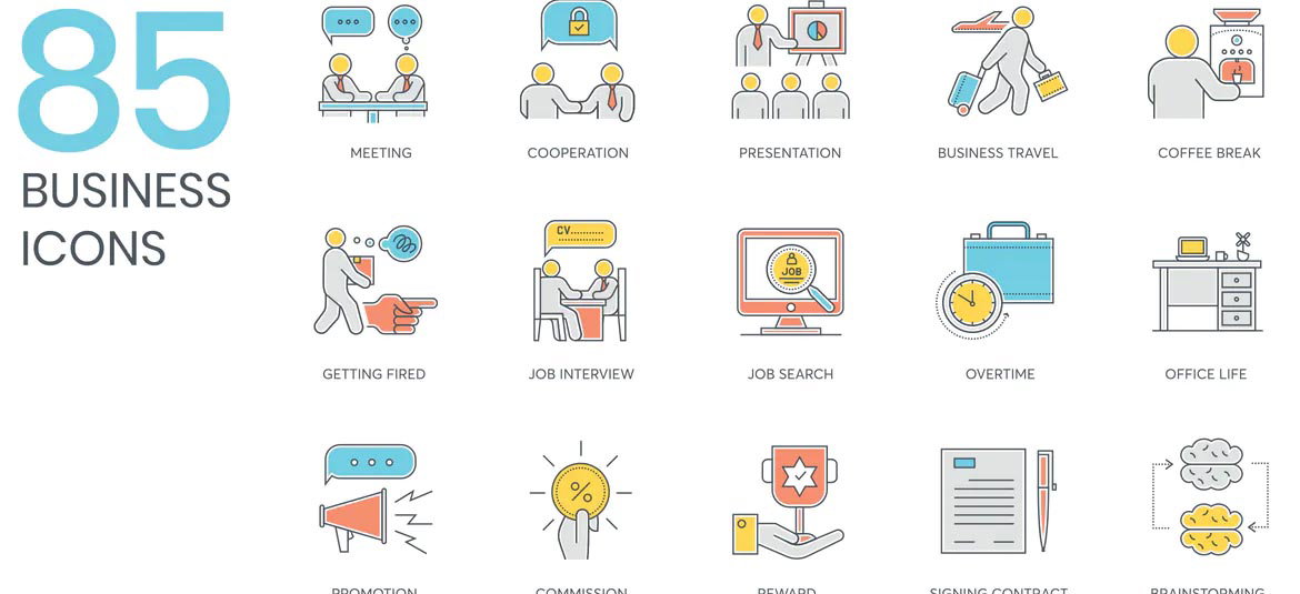Best Selling and Most Popular Business Icons of 2020 - Premium ...